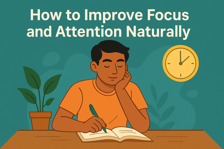 How to Improve Focus and Attention Naturally | 15 Science-Backed Methods