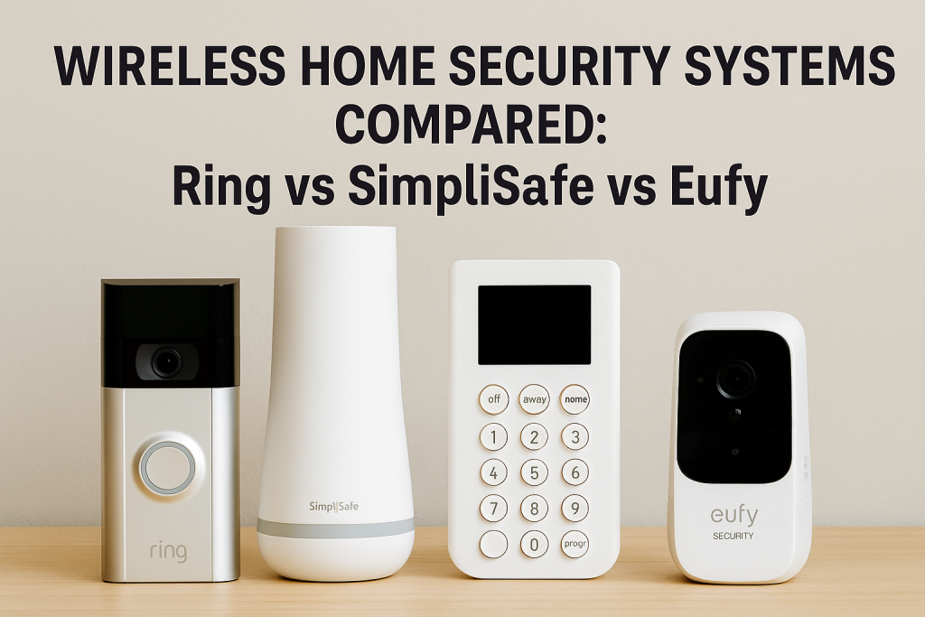 Wireless Home Security Systems Compared: Ring vs SimpliSafe vs Eufy ...